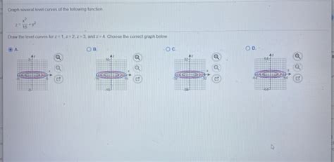 Solved Graph Several Level Curves Of The Following Function