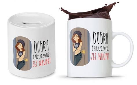 Zestaw Dla Dziewczyny Prezent Kubek Skarbonka Z Nadrukiem Ze Zdj Ciem Polidraw Sklep Empik