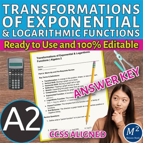 Transformations of Exponential & Logarithmic Functions | Algebra 2