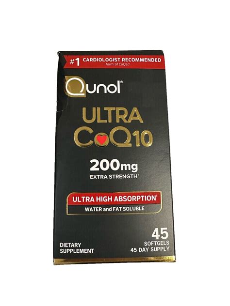 Qunol Ultra Coq10 200mg Softgels 45 Ct Exp 327 Ebay