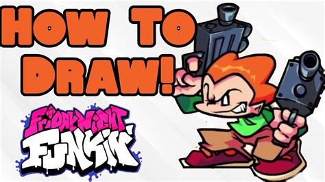 How To Draw Pico From Friday Night Funkin Week 7 Youtube