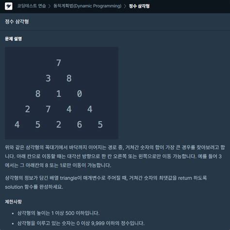 Dp 동적계획 다이나믹 프로그래밍 알고리즘 정리