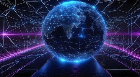 Premium Photo Abstract Digital World Map Globe Concept Oglobal