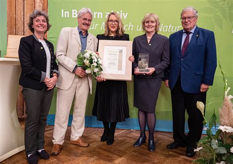 BN Ehrt Prof Dr Claudia Kemfert Mit Dem Bayerischen Naturschutzpreis