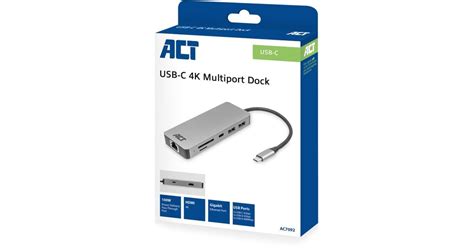 Act Connectivity Usb C K Docking Station Voor Hdmi Monitor Ethernet Usb C Usb A