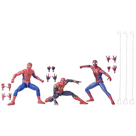 Marvel Legends Spider Man No Way Home 3 Pack Hasbro Pulse Exclusive