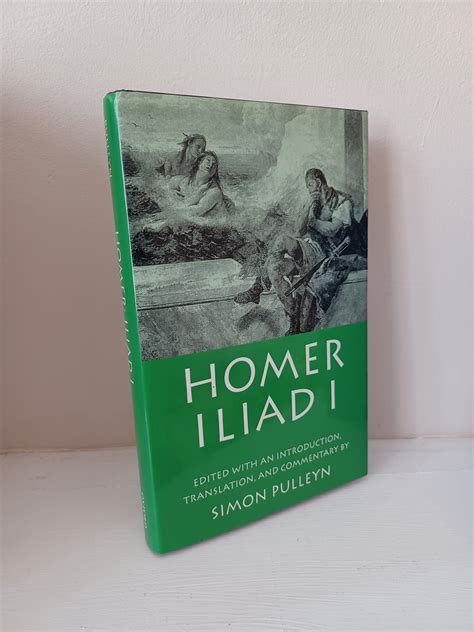 Iliad Book One By Homer Simon Pulleyn Ed Very Good Hardcover