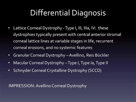 Case Presentation Corneal Stromal Dystrophy Pptx