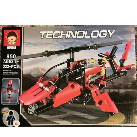 Technology Toys Technology Building Blocks Helicopter Ages 6 222