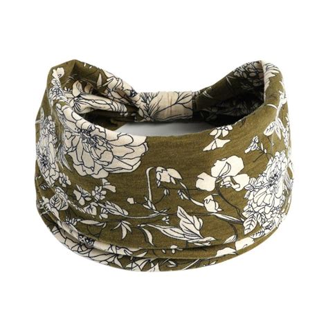 Kup Szerokie opaski Boho Vintage elastyczne opaski do włosów Knot