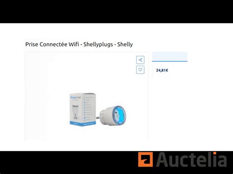 Wifi Connected Socket Shelly Plug S Electricity