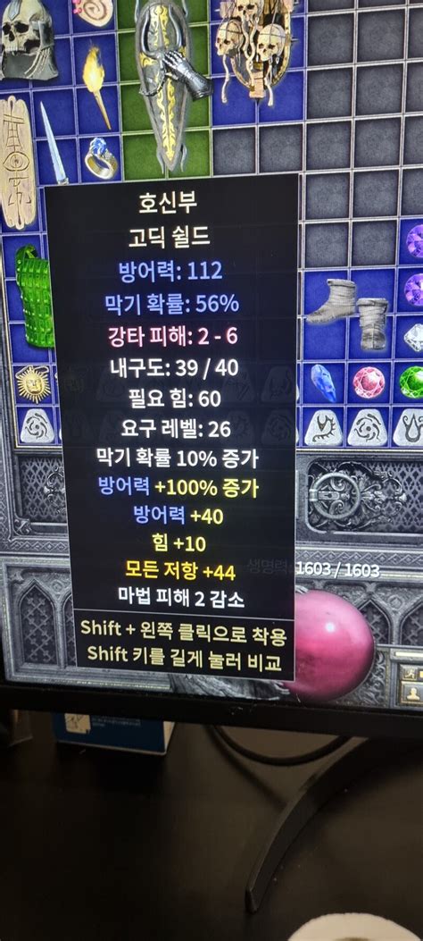 이거 감정 부탁드려요 디아블로2 득템and자랑 게시판 디아블로2 인벤