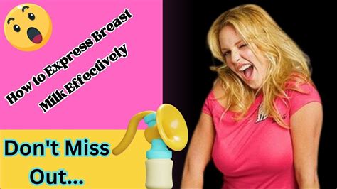 How To Hand Express Breast Milk