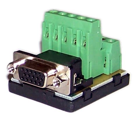 Vga Female Screw Terminal Connector