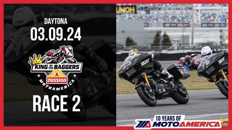 Full Race Video Mission King Of The Baggers Race 2 From Daytona