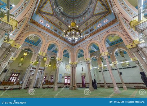 Interior Of Jumeirah Mosque In Dubai Uae Editorial Photo Image Of