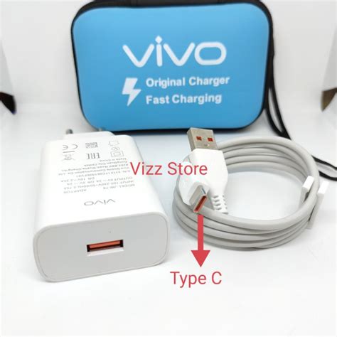Jual Charger Vivo Original Charger Fast Charging Kabel Micro Type C Plus Dompet Shopee Indonesia
