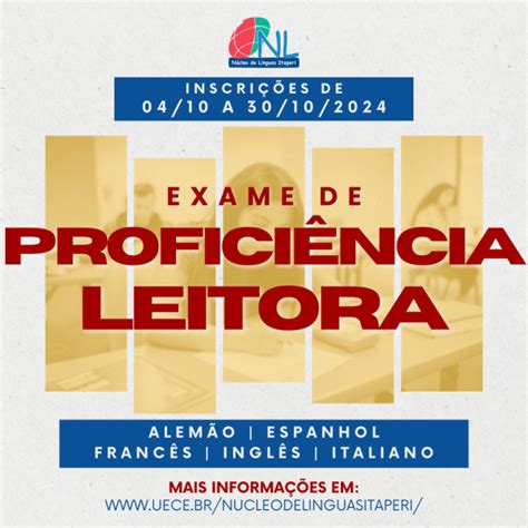 Núcleo de Línguas Itaperi abre inscrições para Exame de Proficiência