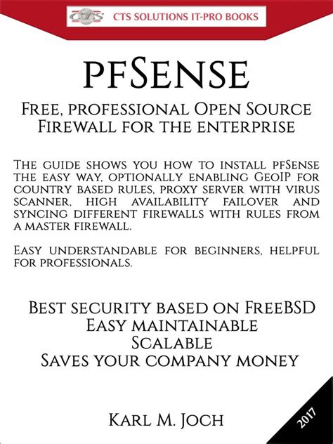 E Book Pfsense Free Professional Open Source Firewall For The