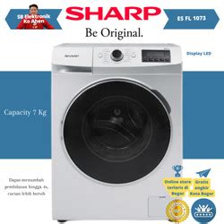 Jual Mesin Cuci Sharp ES FL B Front Loading Kg ES FL Jakarta Timur Fai Electronic