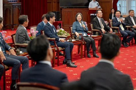 接見日本自民黨青年局海外研修團 蔡英文：盼青年世代延續交流傳統 風傳媒