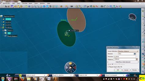 How To Create A Translate Surface In Catia Caddskills