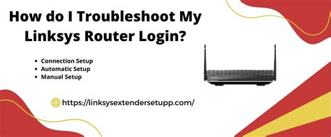 How Do I Troubleshoot My Linksys Router Login Linksys Extender Setup
