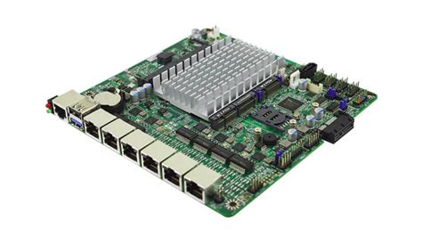 Thin Mini ITX Networking Board Features Six 2 5GbE Ports Celeron J6412 Elkhart Lake SoC CNX