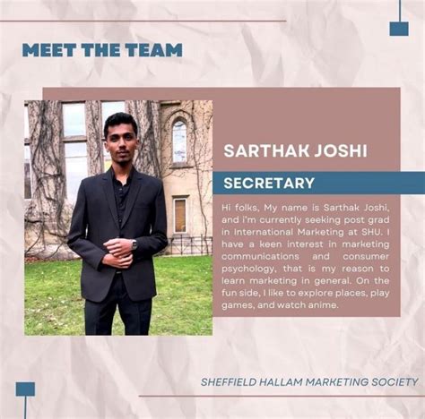 Sarthak Joshi On Linkedin Marketingsociety Sheffieldhallamuniversity