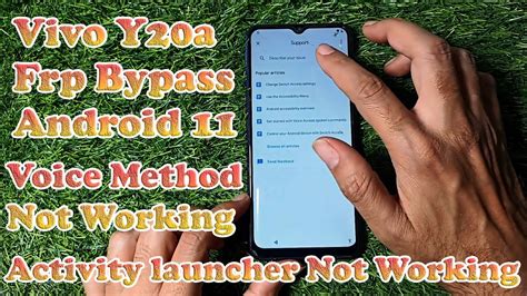 Vivo Y20a 2021 Frp Bypass Android 11 Voice Method Activity Launcher