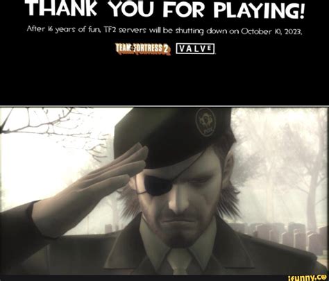 Thank You For Playing After Years Of Fun Servers Will Be Shutting