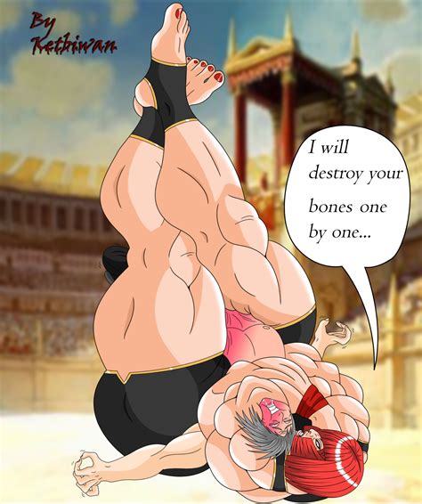 Rule 34 Bodyscissors Crushing Domination Femdom Marisa Rossetti