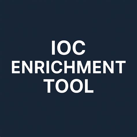 How I Build A Ioc Enrichment Tool Using Python And Virus Total By
