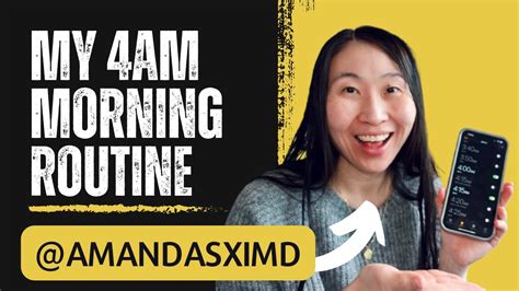 My 4am Morning Routine Youtube