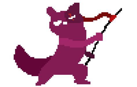 Artificer Slug Cat From Rainworld Contest Pixel Art