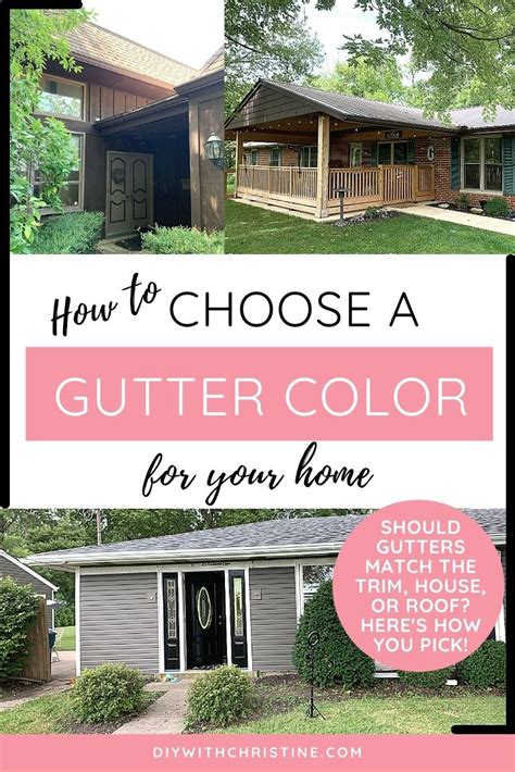 How To Choose A Gutter Color For Your Home Picture Examples DIY
