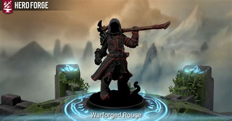Warforged Rouge Made With Hero Forge