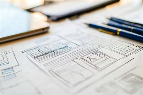 A UX Design Process Characterized By Wireframes User Flow Charts And Final High Fidelity App