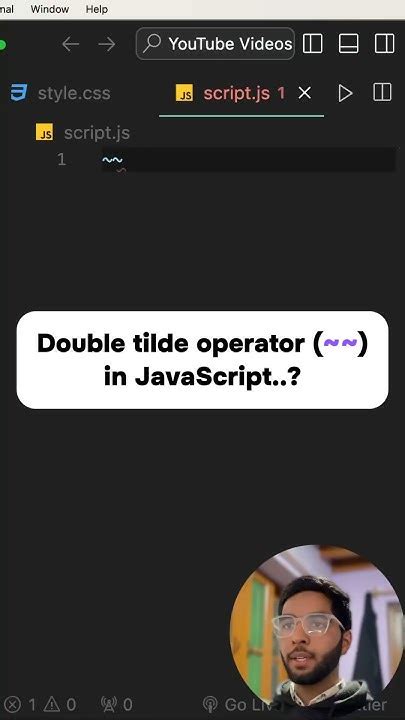 double tilde operator ~~ in javascript 🤔🔥 javascript