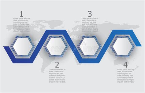 Infographic White Template Hexagon Hud Ui Display Timeline Topic Presentation Infographic