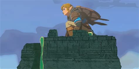 Zelda Tears Of The Kingdom Player Builds Unusual Vehicle Out Of A Bridge