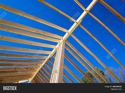Construct Wooden Roof Image Photo Free Trial Bigstock