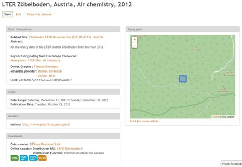 3 4 view page of the dataset md record download scientific diagram