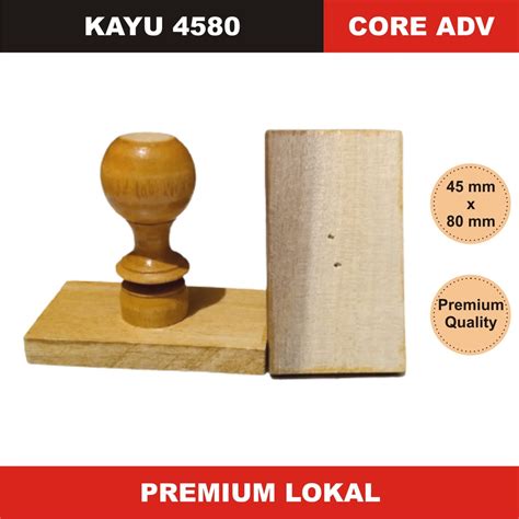 Jual Gagang Stempel Kayu 4580 Shopee Indonesia