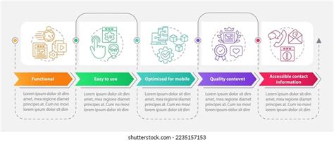 Automated Clearing House Process Rectangle Infographic Stock Vector Royalty Free 2291425905