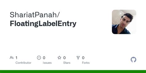 Github Shariatpanahfloatinglabelentry