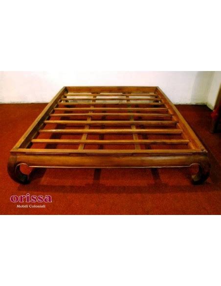 Letto Opium Indonesiano Matrimoniale Cx114 Orissa Mobili Coloniali