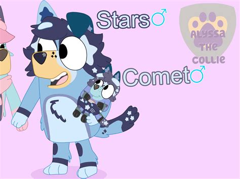 Bluey Oc Future Stars And Comet By Alyssathecollie On Deviantart