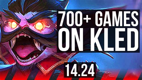 Kled Vs Ornn Top 700 Games Kr Master 1424 Youtube