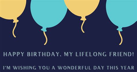 Birthday Poems For Lifelong Friends